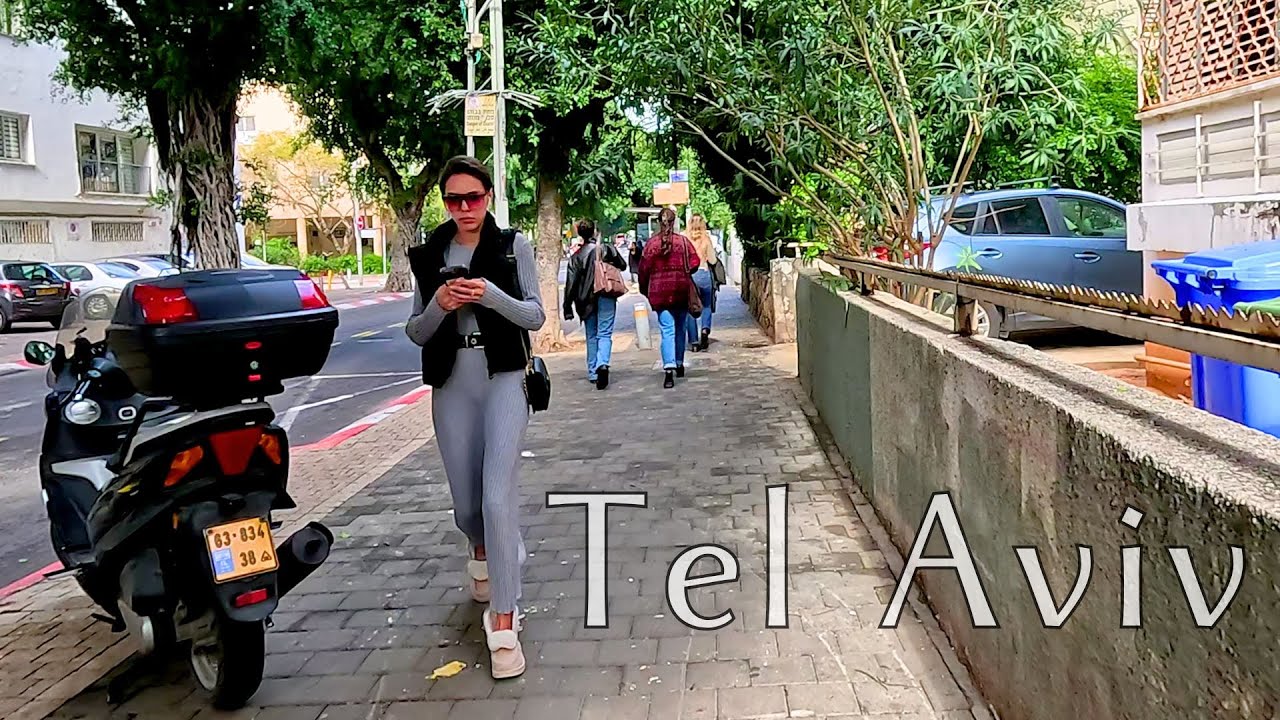 Israel City Tour. Daily Life In Winter In Beautiful Tel Aviv During The ...