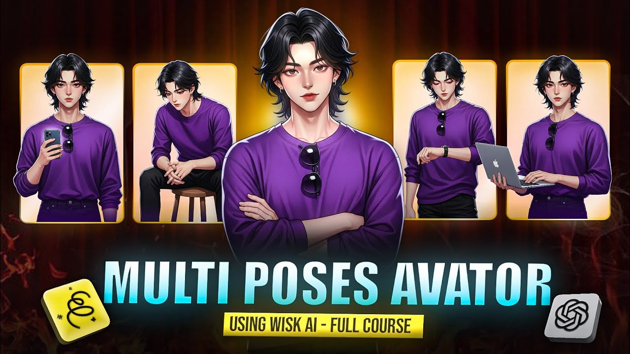 Make Your Own Avatar in Different Poses 🔥(100% FREE METHOD) Using Wisk ...