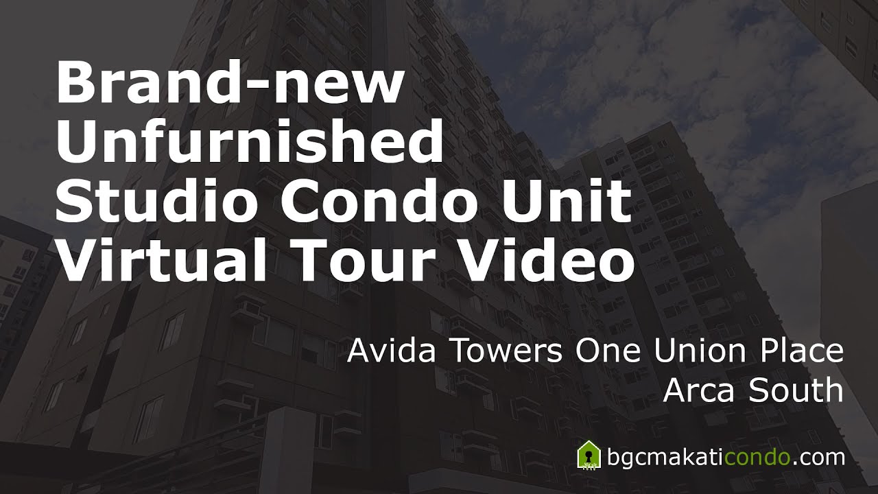 Avida Towers One Union Place unfurnished studio condo unit for sale ...