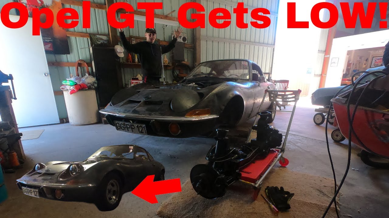 REBUILDING The 1969 Opel GTs Front Suspension! +Lowering Spring Install ...
