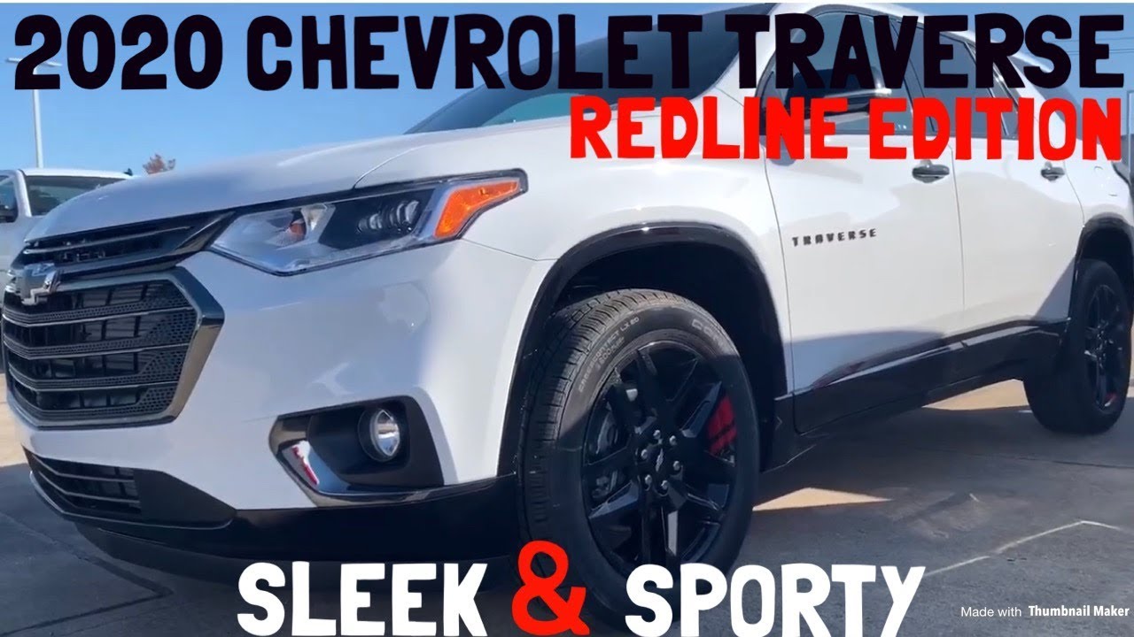 2020 Chevrolet Traverse Redline Edition: 3.6L V6 - YouTube
