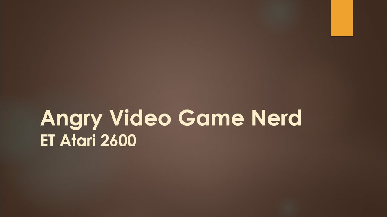 (Creepypasta) AVGN Lost Episode: ET Atari 2600 - YouTube