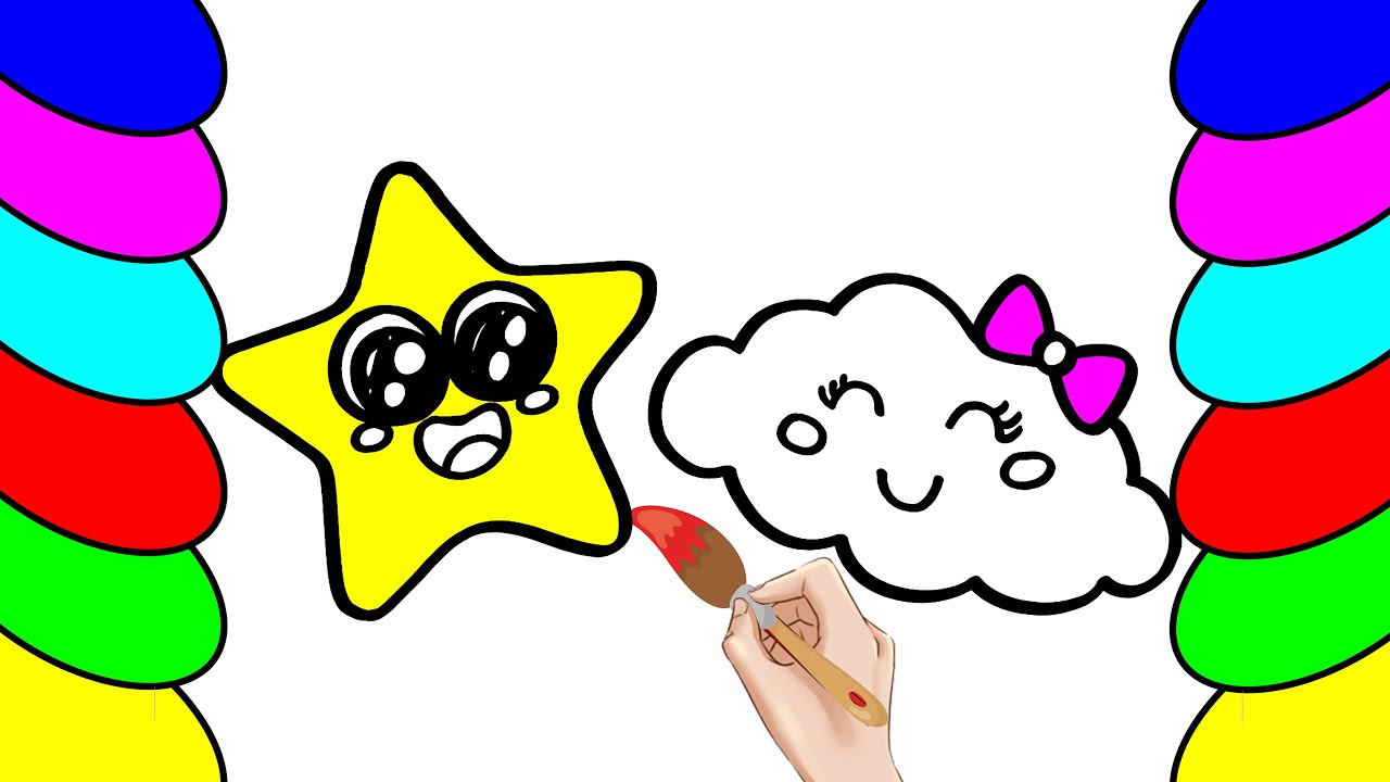Twinkle Twinkle Little Star Song (Drawing Edition) - Baby songs ...