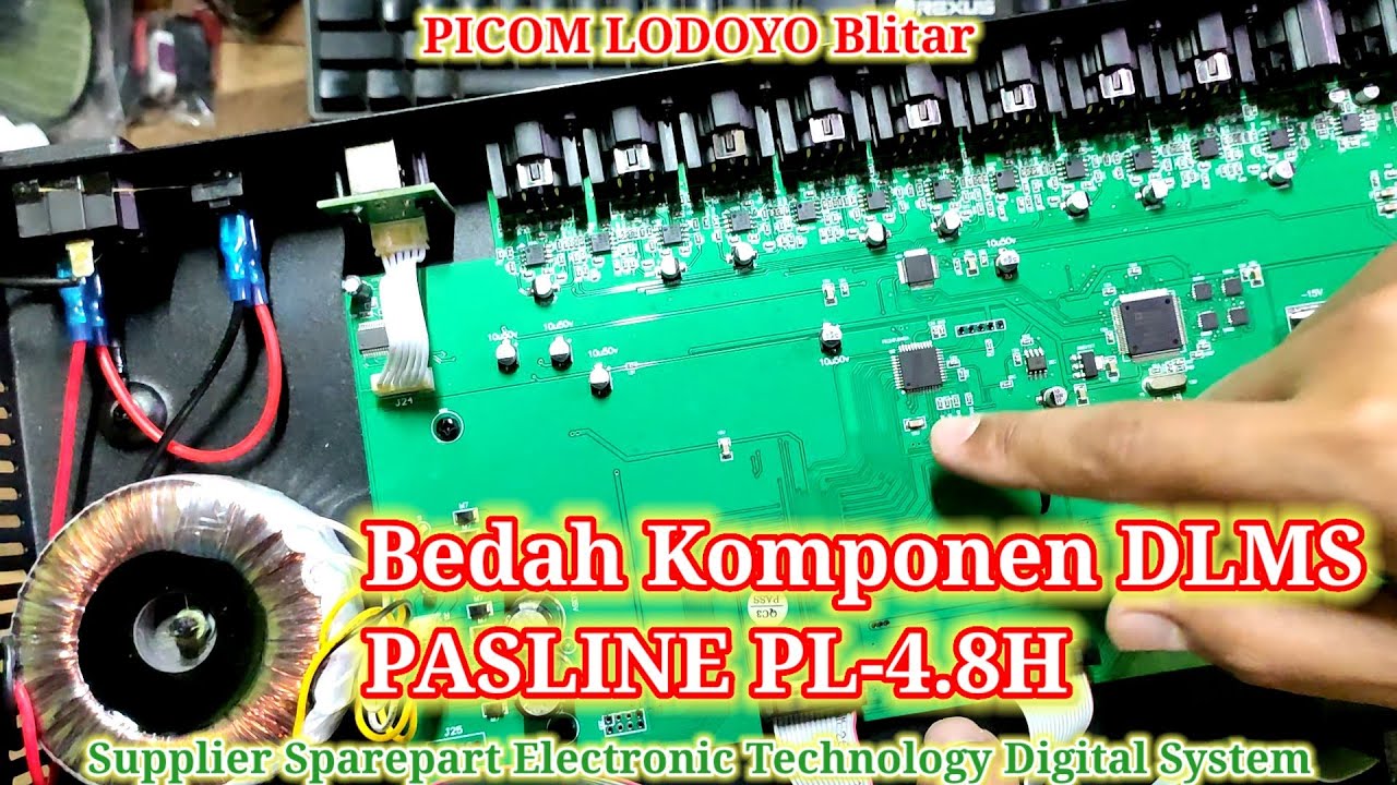 Bongkar Dan Bedah Komponen Pembangun DLMS PASLINE PL-4.8H Mainboard 80-1796-E PICOM LODOYO ...