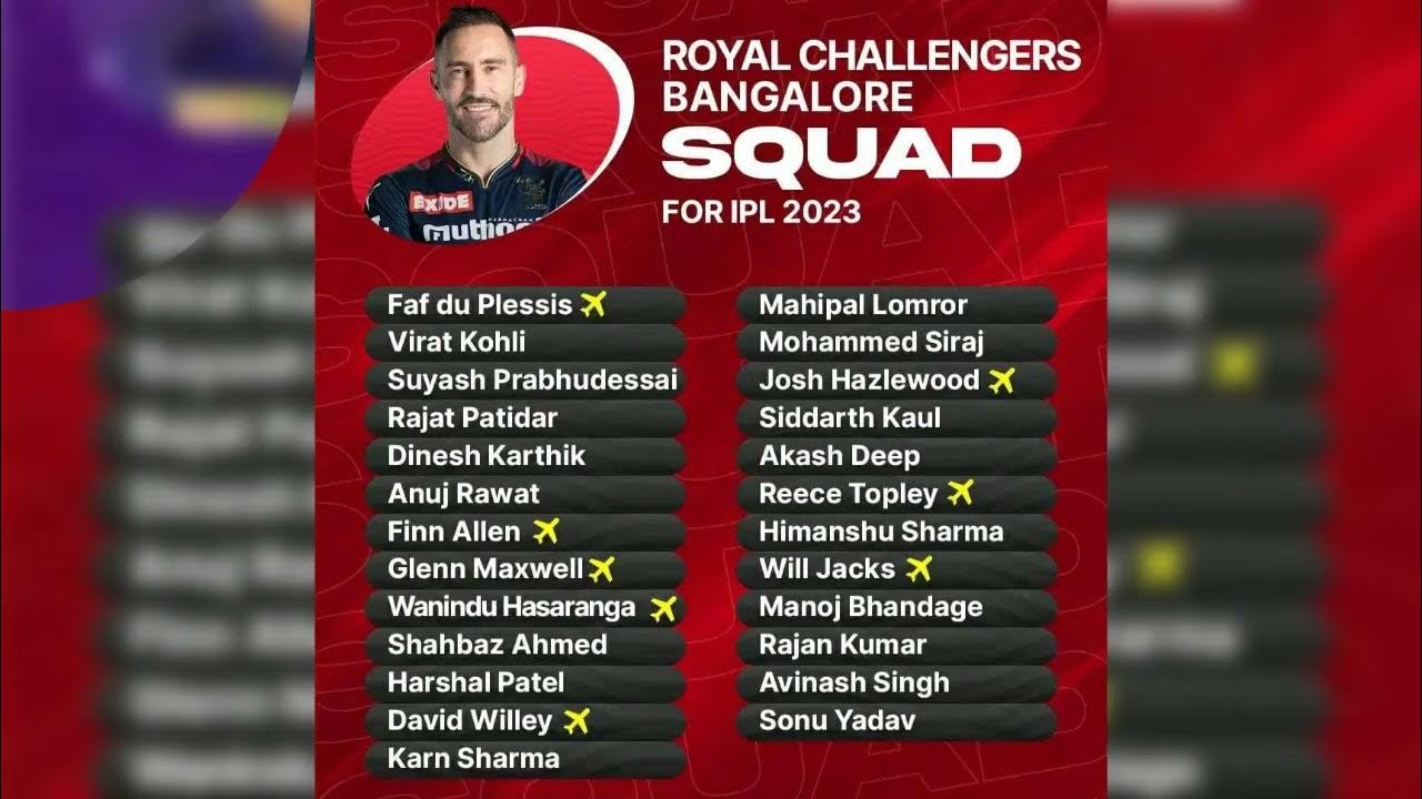 IPL 2023 All Team Squad List YouTube ipl-2023-all-team-squad-list-youtube