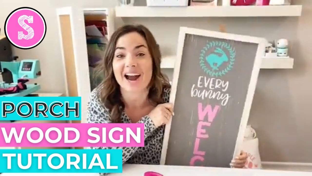 Vinyl Porch Sign Tutorial for Beginners 😍 - YouTube