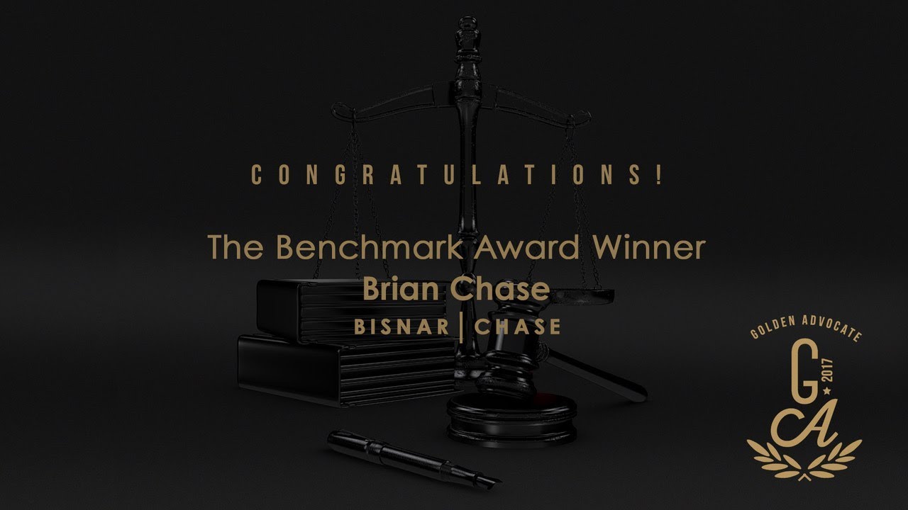 Golden Advocate - Attorney Brian Chase - The Benchmark Award Winner ...
