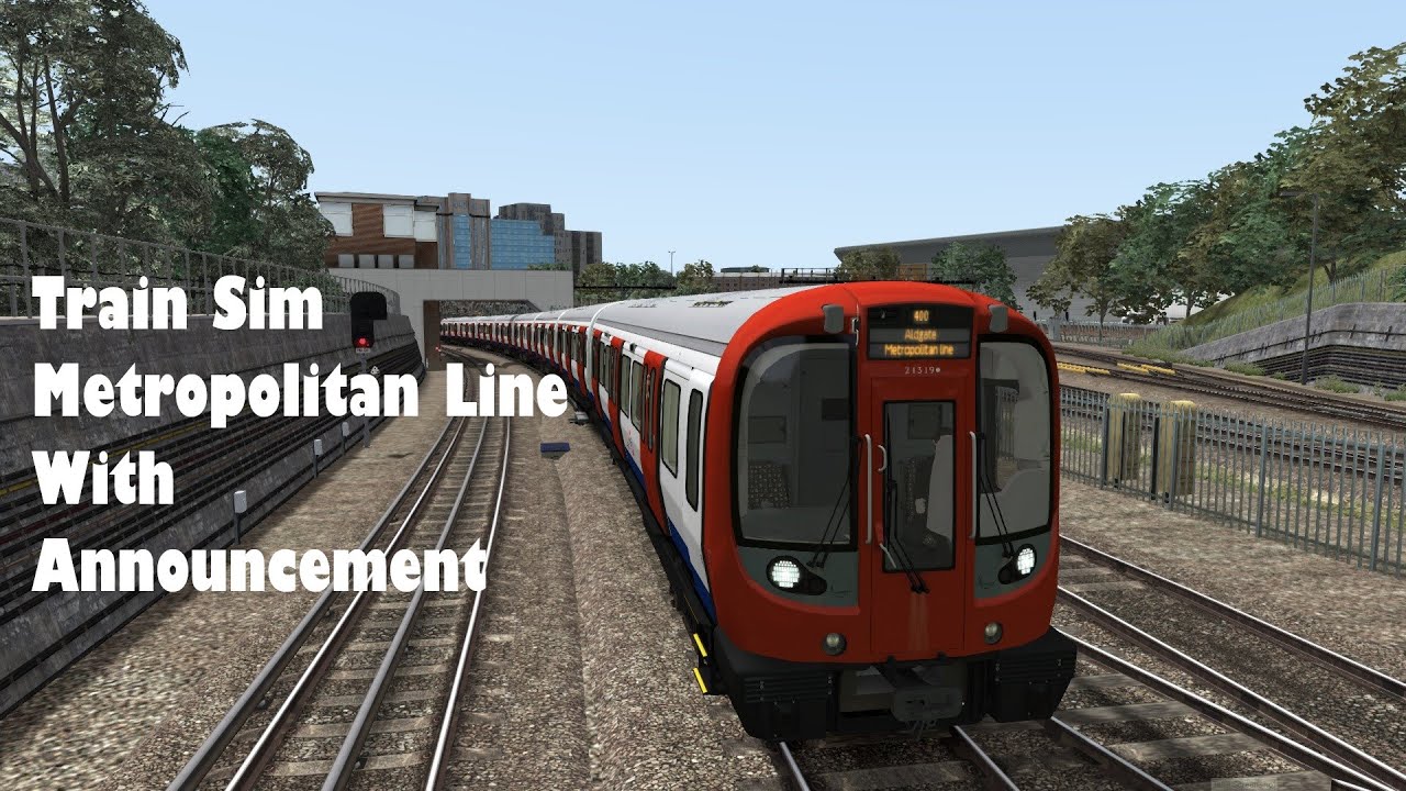 Train Simulator Metropolitan Line Harrow-Uxbridge S Stock - YouTube