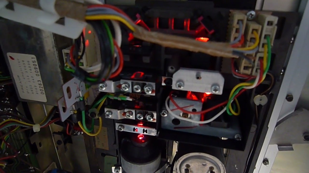 Philips VLP 700 - Test run after mirrors fixed/repaired... - YouTube