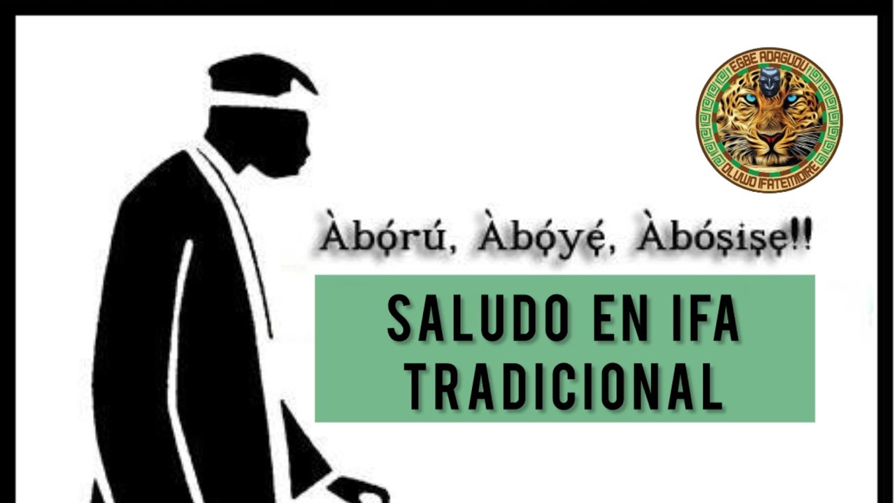 Como saluda un BABALAWO o practica de IFA TRADICIONAL YORUBA (Aboru ...