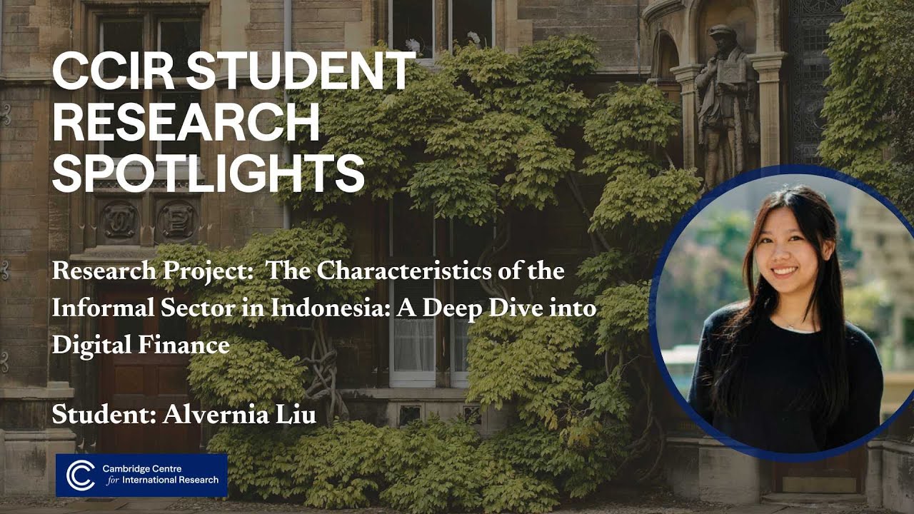 CCIR Students Spotlights: Alvernia on Characteristics of the Informal ...