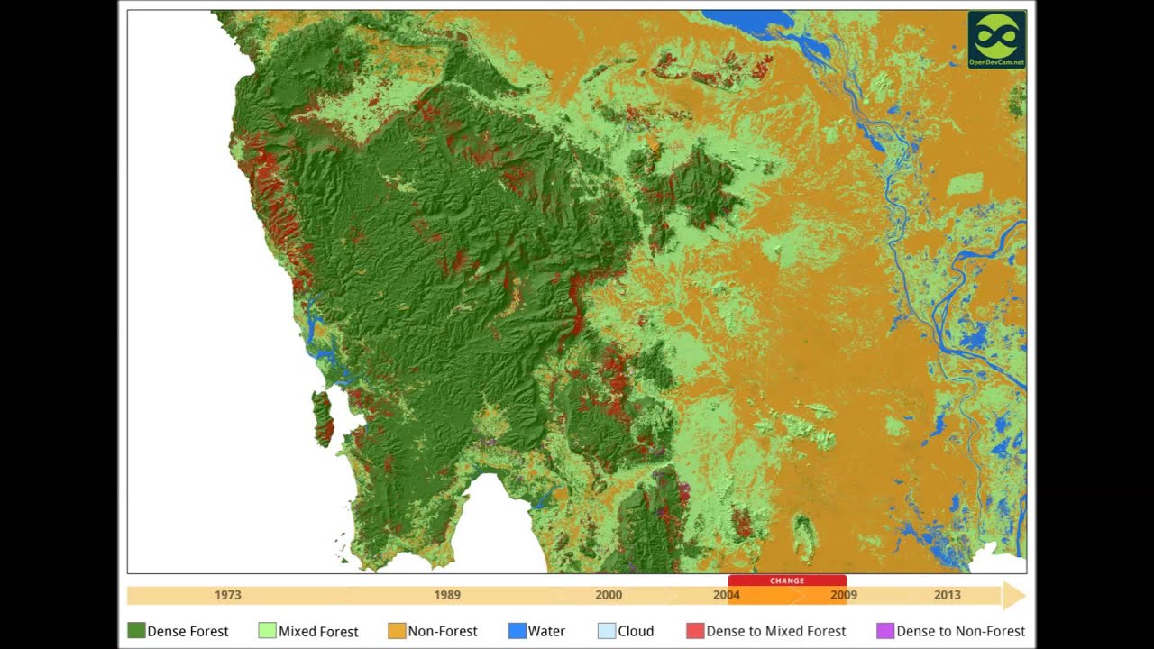 Forest Cover Change: Cardamom Region and Botum Sakor National Park ...
