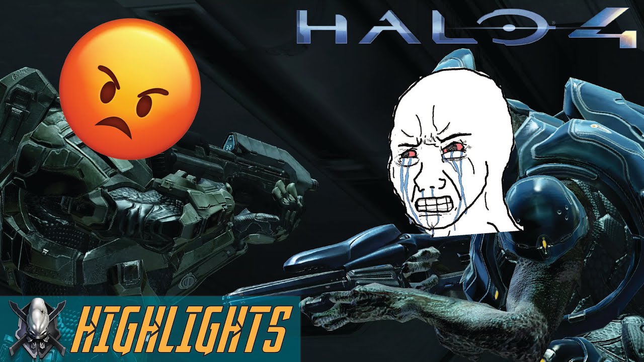 RAGE Moments in Halo 4 on LEGENDARY - YouTube