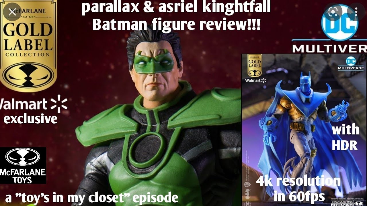 the mcfarlane toys DC multiverse gold label parallax & asriel Batman ...
