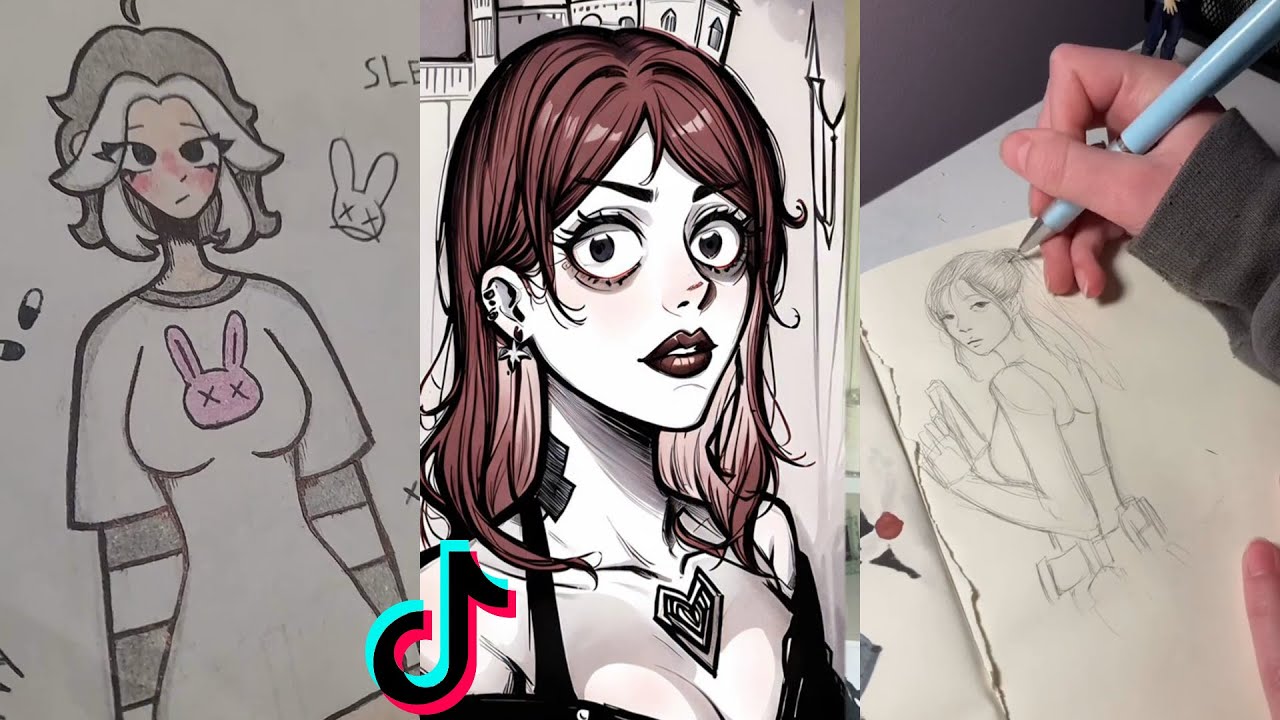 ALT Drawing ART - NEW TikToks Compilation #1 - YouTube