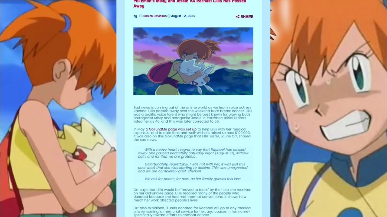 Misty died!? August 2024 Anime news roundup - YouTube