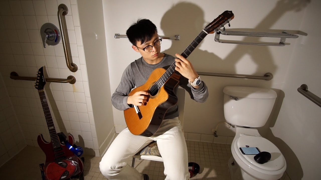 Bathroom reverb on classical guitar?! 15 Buckethead songs medley by ...