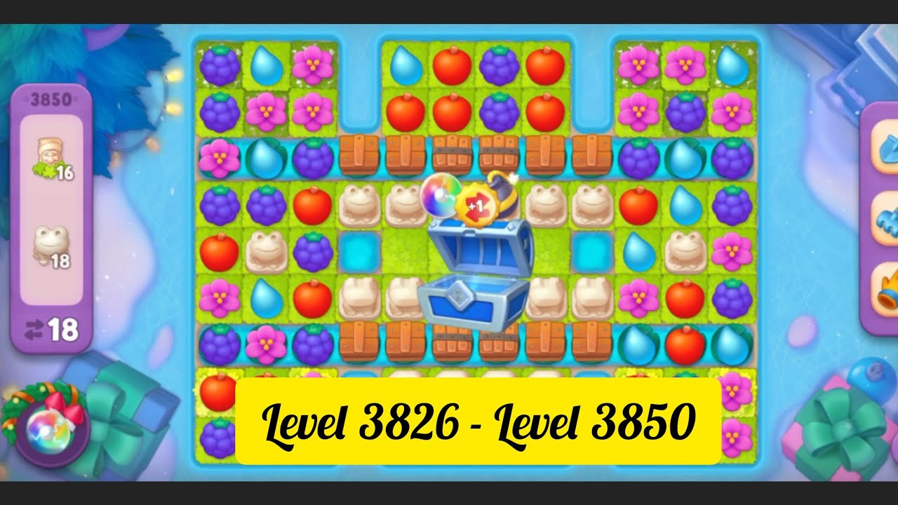 Gardenscapes ( Level 3826 - Level 3850 ) - All Puzzles - Gameplay PART ...