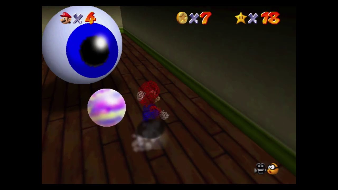Super Mario 64 HD Boss 8 - Big Mr. I - YouTube