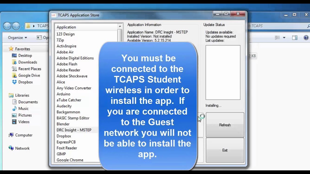 Installing DRC-Insight M-STEP App for Traverse City Area Public Schools ...
