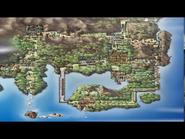 Pokemon Kanto Map Wallpaper