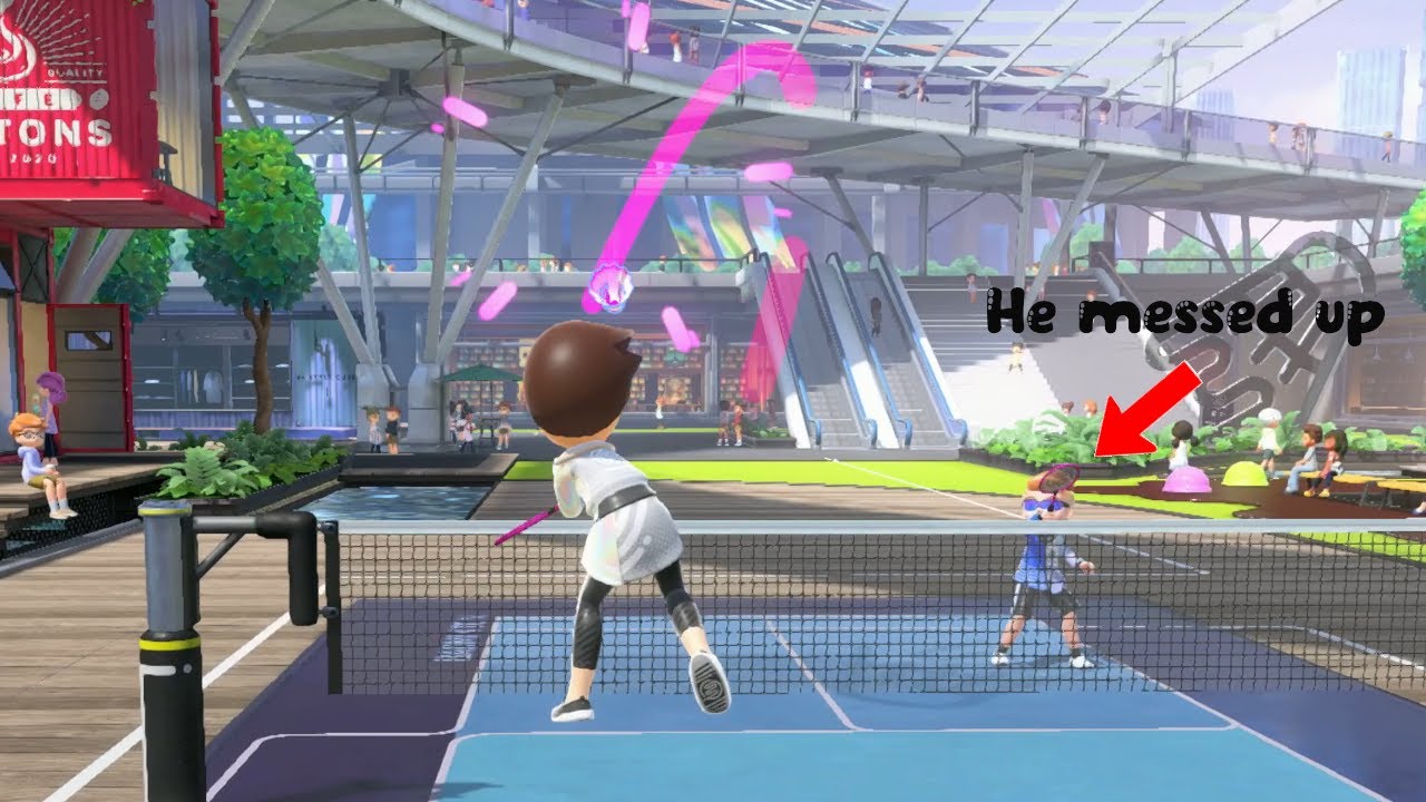 Nintendo Switch Sports: Badminton & Tennis Versus Gameplay - YouTube