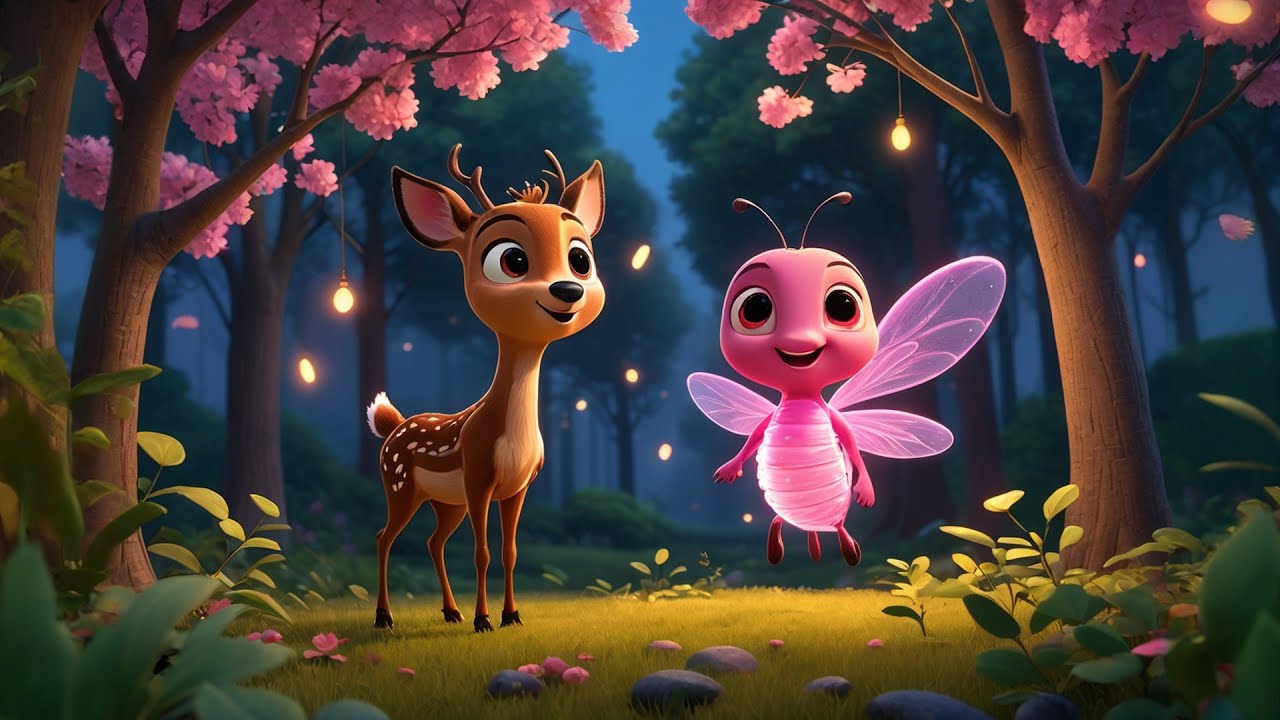 The Deer & The Firefly 🌟🦌 | Magical Forest Poem for Kids - YouTube