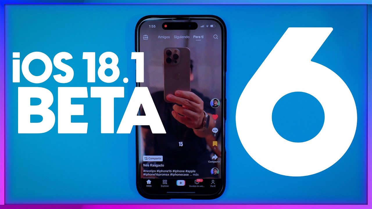 iOS 18.1 Beta 6 | NUEVOS CAMBIOS NECESARIOS. - YouTube