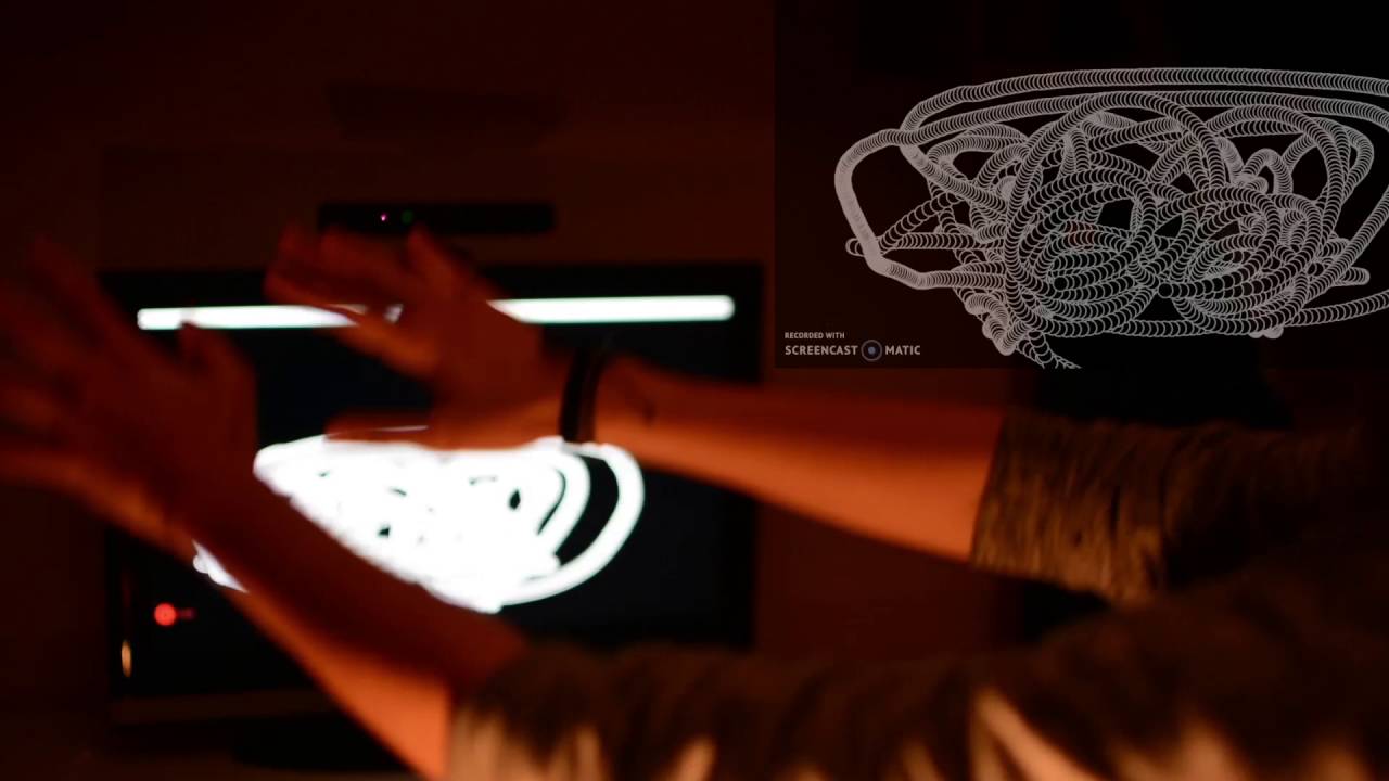 Disegnare con il Kinect e Processing - Drawing with Kinect and Processing - YouTube
