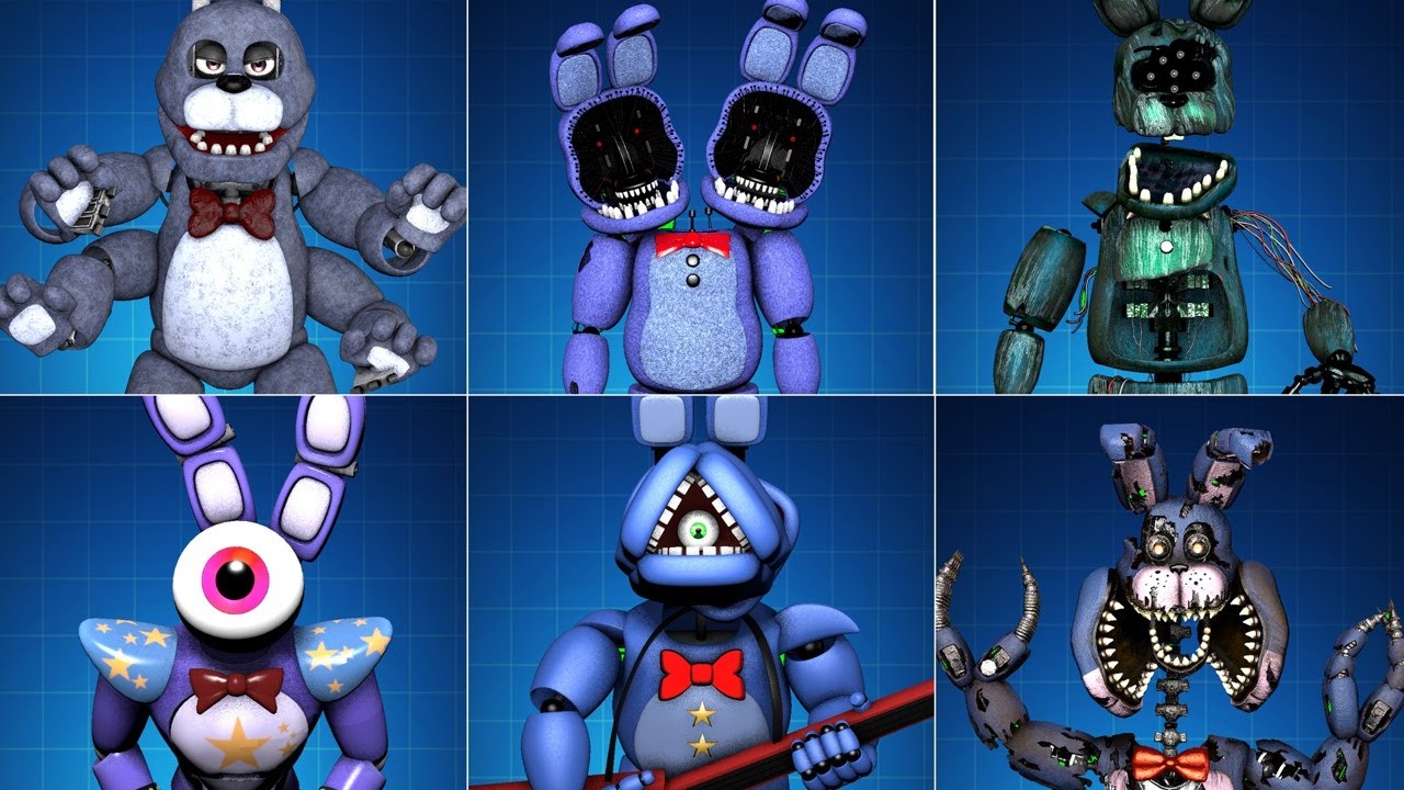 Mutant Animatronics fnaf Workshop Animation - YouTube