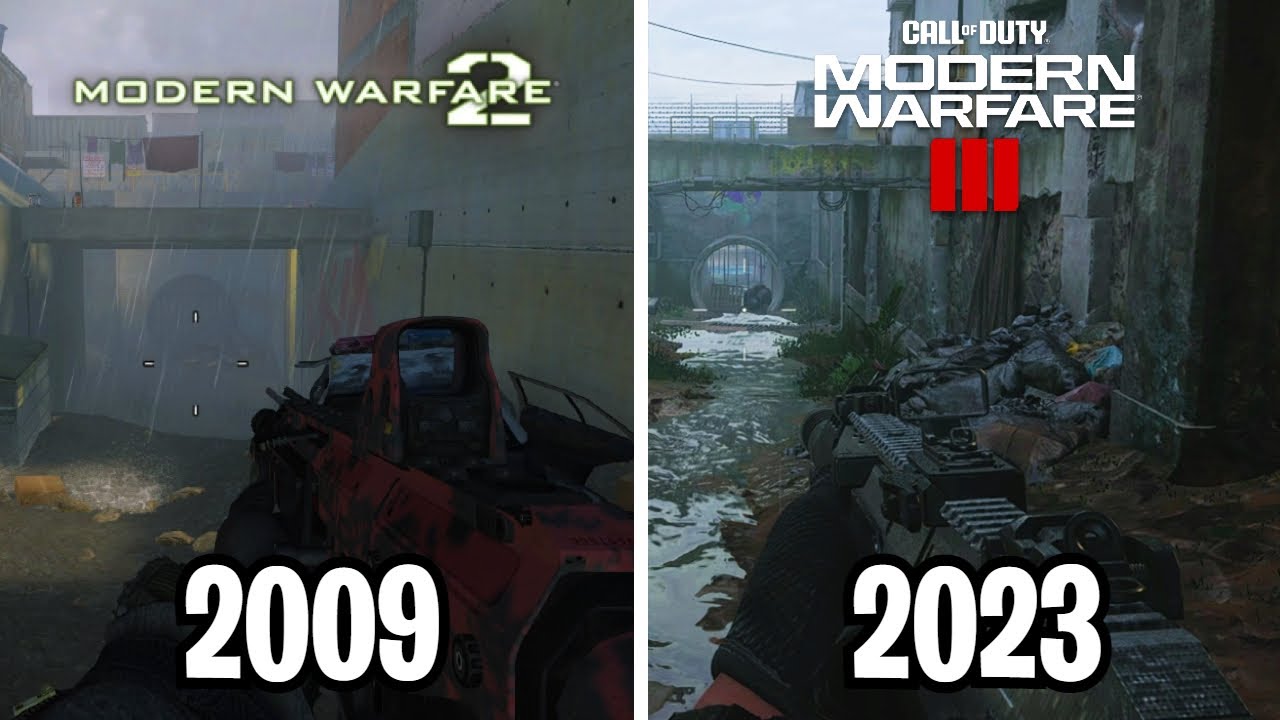 MW2 (2009) Vs MW3 (2023) - MAP COMPARISON! [4K] - YouTube
