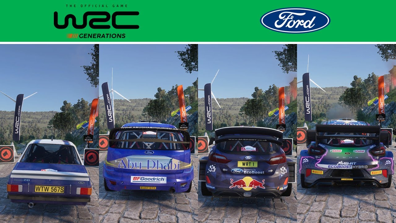 WRC Generations | All Cars Ford WRC - YouTube