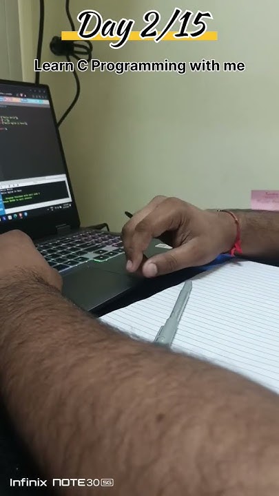 Day 2/15 Learning C Programming in college fresher #engineering #study #college #cu #keepcoding ...