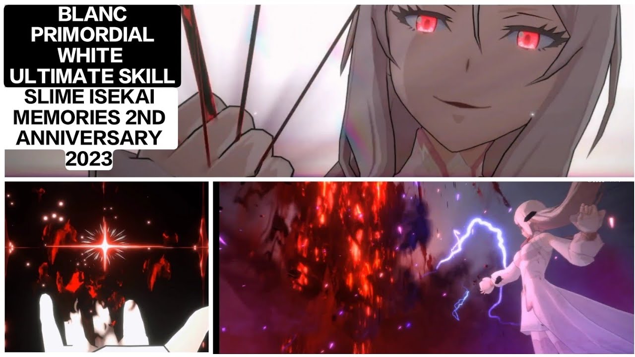 BLANC PRIMORDIAL WHITE ULTIMATE SLIME ISEKAI MEMORIES 2ND ANNIVERSARY ...