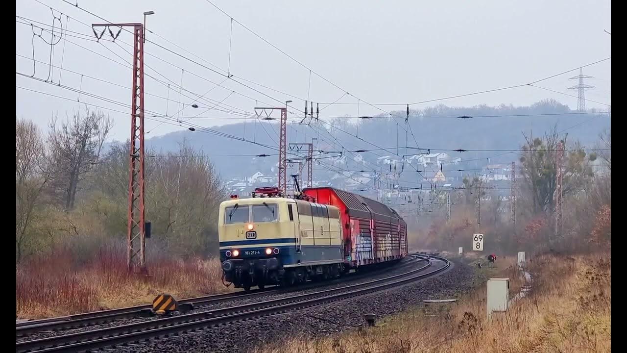 SEL 181 211 "Lorraine" im Auftrag für DB Cargo nach Stuttgart, Ausfahrt Kreiensen 12.02.2025 ...