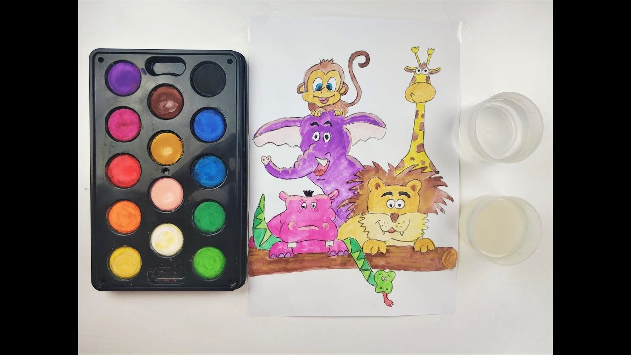 How to draw african animals? - YouTube