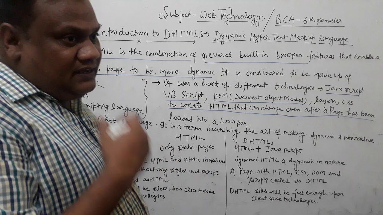 INTRODUCTION TO DHTML - YouTube
