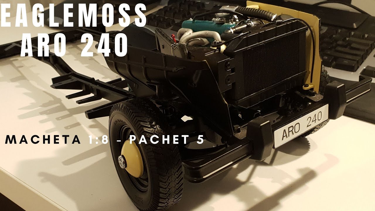 Continuam macheta ARO 240 - YouTube