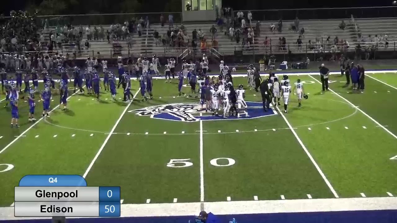 Glenpool Football vs. Edison - YouTube