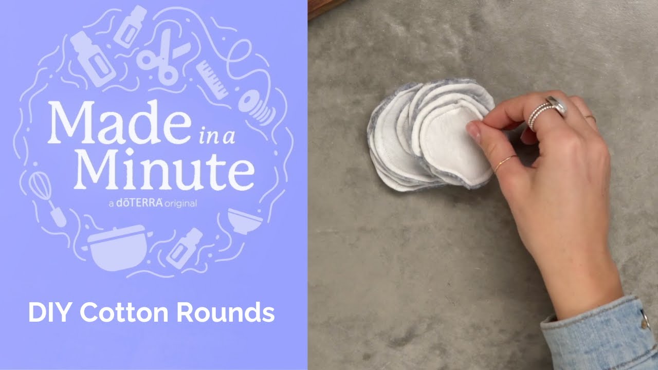 DIY Reusable Cotton Rounds - YouTube
