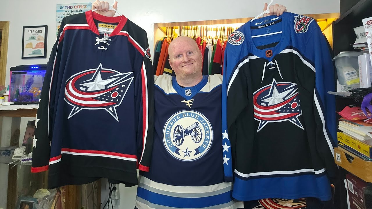 Jersey Comparison: Columbus Blue Jackets original 3rd vs Reverse Retro ...