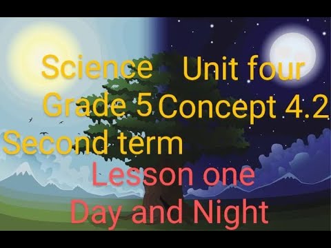 Unit four-Concept 4.2-Lesson one ( Day and Night ) - YouTube
