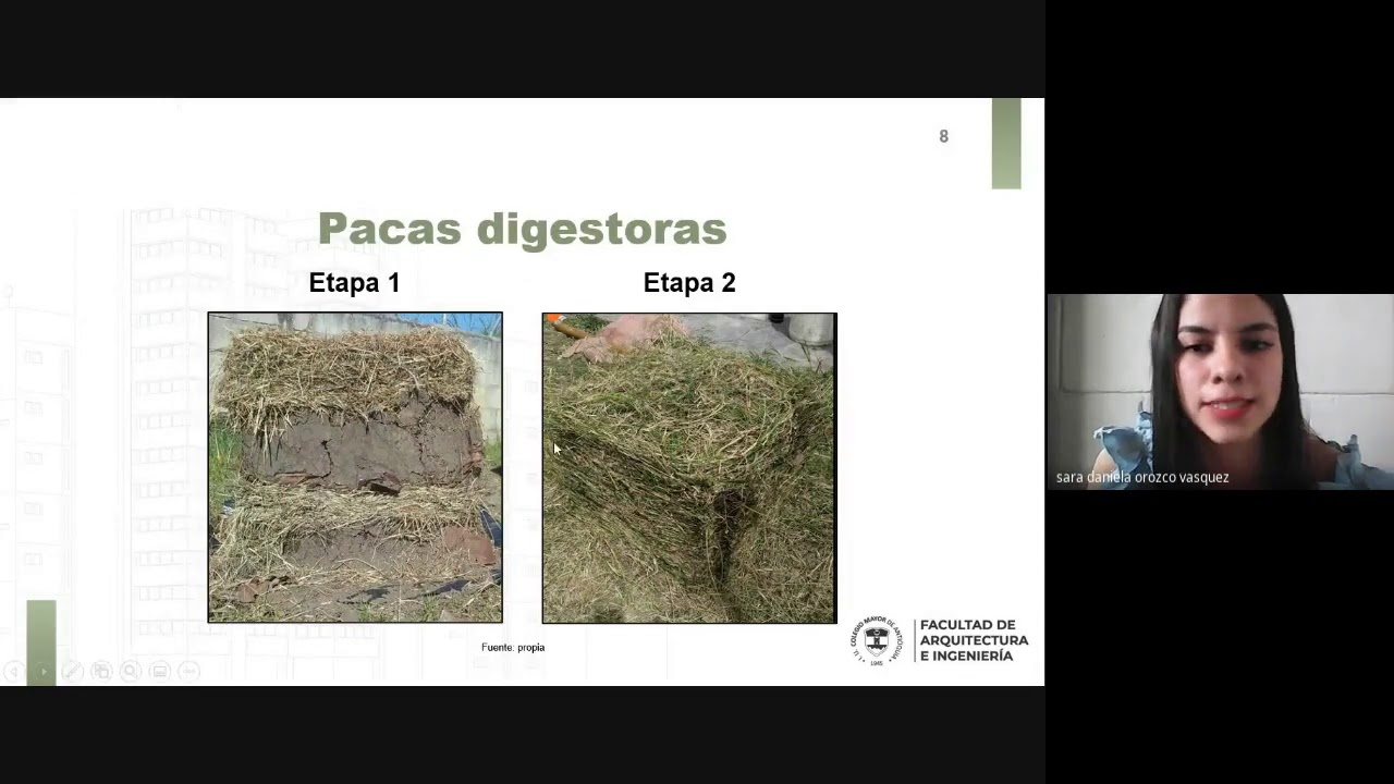 CARACTERIZACIÓN DEL PROCESO DE PACAS DIGESTORAS DE LOS RESIDUOS DE LA ...