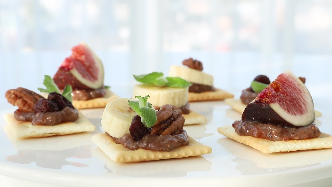 Raw Vegan Fig Chia Jam Canape | Sugar Free Jam, Easy Recipe | 무설탕 로푸드 ...