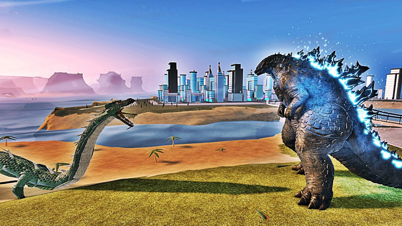 Godzilla 2019 vs Final Wars Manda Battle | Roblox Kaiju Universe - YouTube