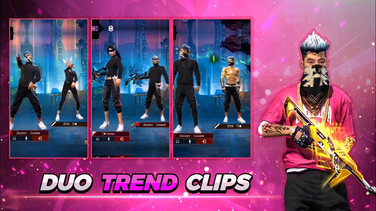 Top 5 Duo Emote Clip pack || Emote pack free fire || Free To Use - YouTube