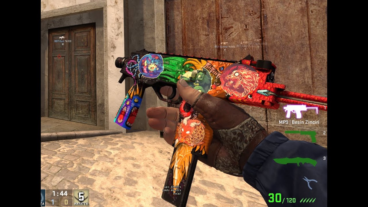 CS:GO BEST MP9 STİCKER COMBO CRAFT - YouTube