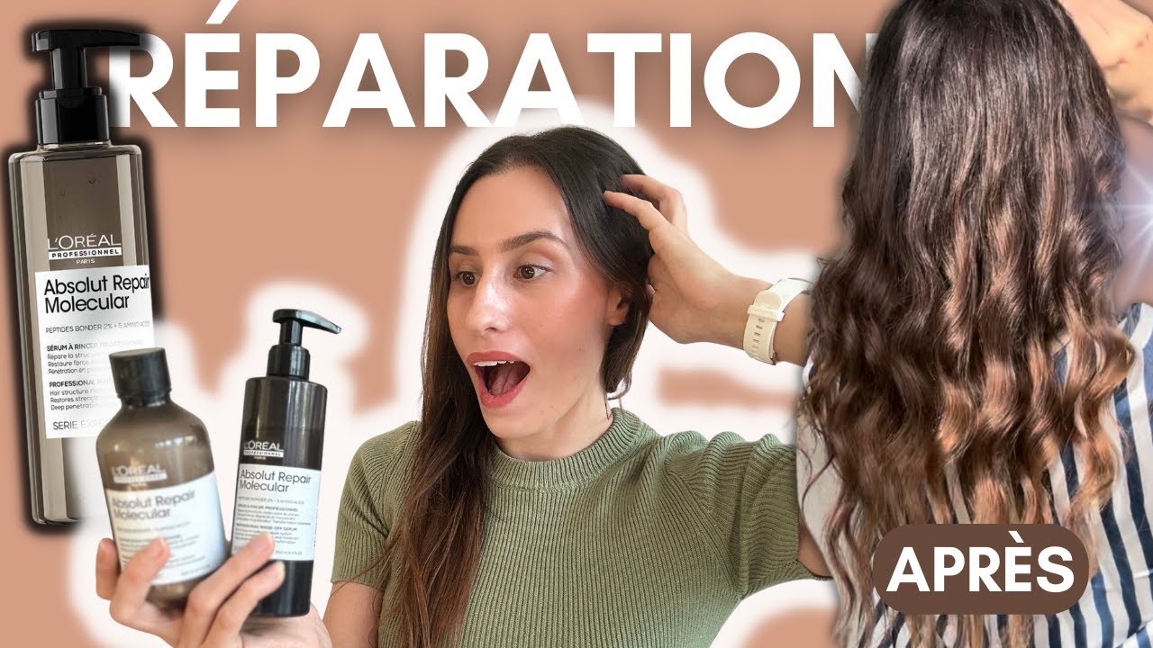 Ce sérum capillaire a transformé (réparé ?) mes cheveux - YouTube
