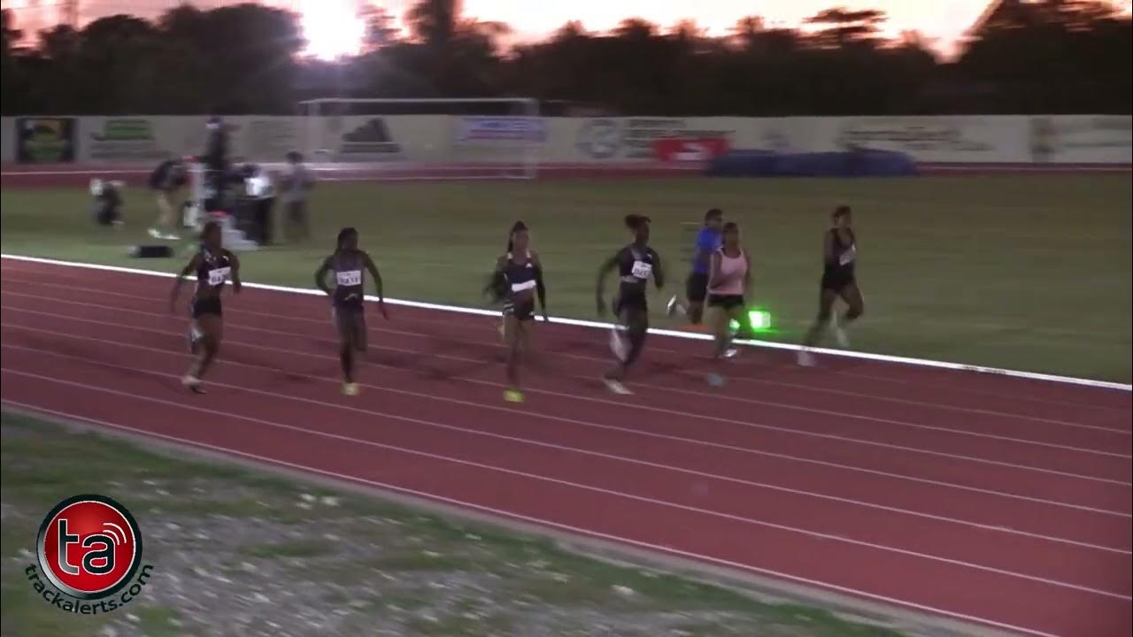 Ashley Williams wins 60m B final JAAA Puma Fuller Anderson Meet - YouTube