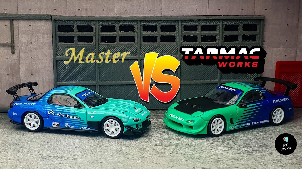 Mazda RX7 FD3S with Falken Livery | Brand COMPARISON | Master VS Tarmac ...